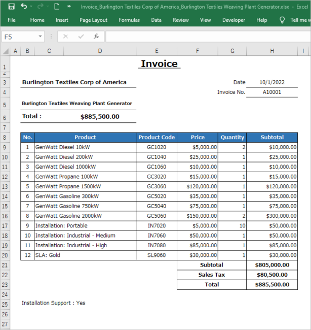 Generate an Excel file in Salesforce using Office File Creator – (2) Create a template record ...