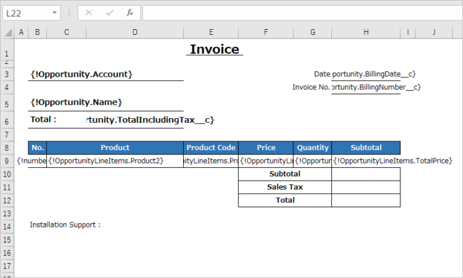 Generate An Excel File In Salesforce Using Office File Creator 1 Create A Template File