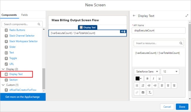 Output documents and update Opportunity from the List View in Salesforce Flow (for OFC Ver.1 ...