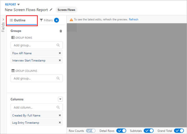 Check the usage and number of output files in Office File Creator for the last 31 days by the ...