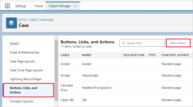 Create A Send Email Action On The Case Record Page In Salesforce