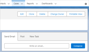 Create a Send Email Action on the Case Record Page in Salesforce | Office File Creator